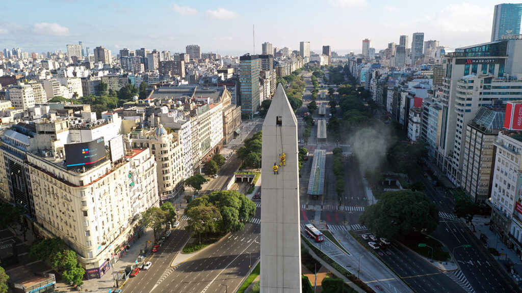 Obelisco: una restauración para celebrar sus 85 años
